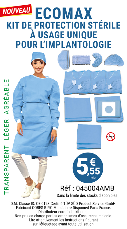 Euro Dental Kit - Kits stériles pour l'Implantologie